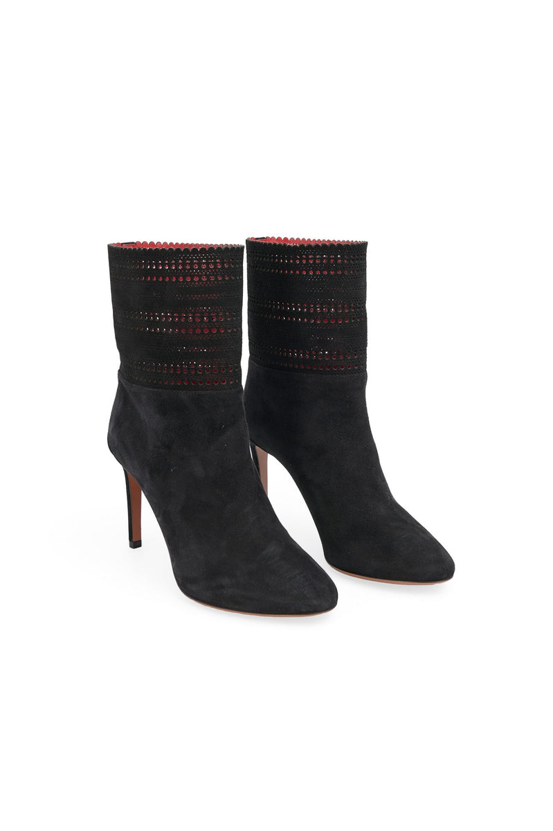 Alaia Laser Cut Boots – Audrey's of Naples