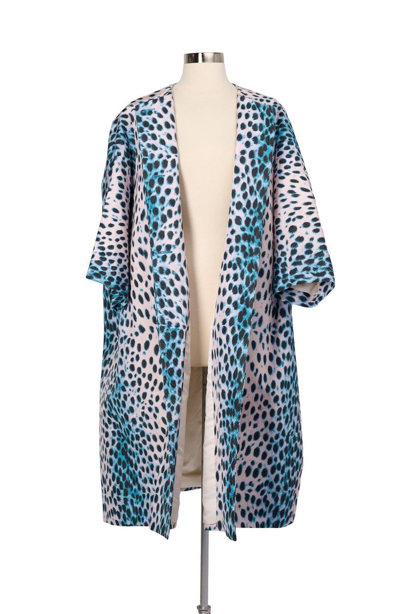 Christian Dior Grosgrain Leopard Print Swing Coat – Audrey's of Naples
