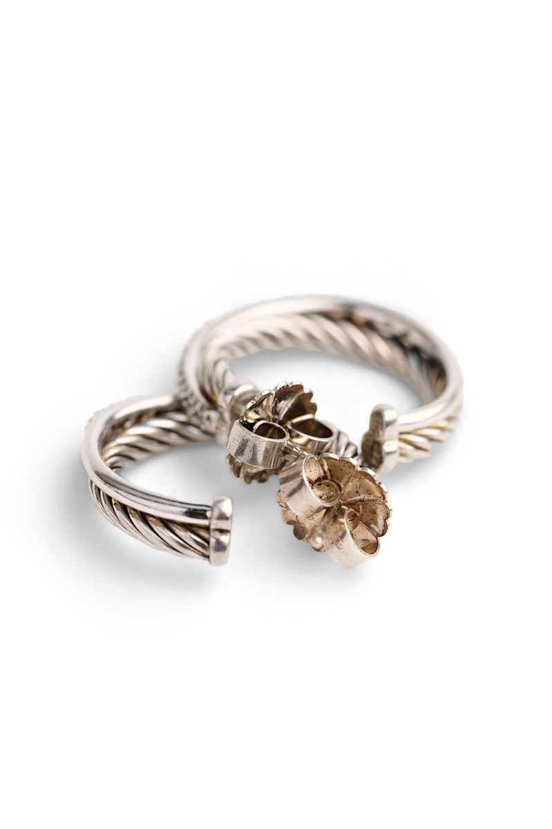 David Yurman Crossover Hoops – Audrey's of Naples