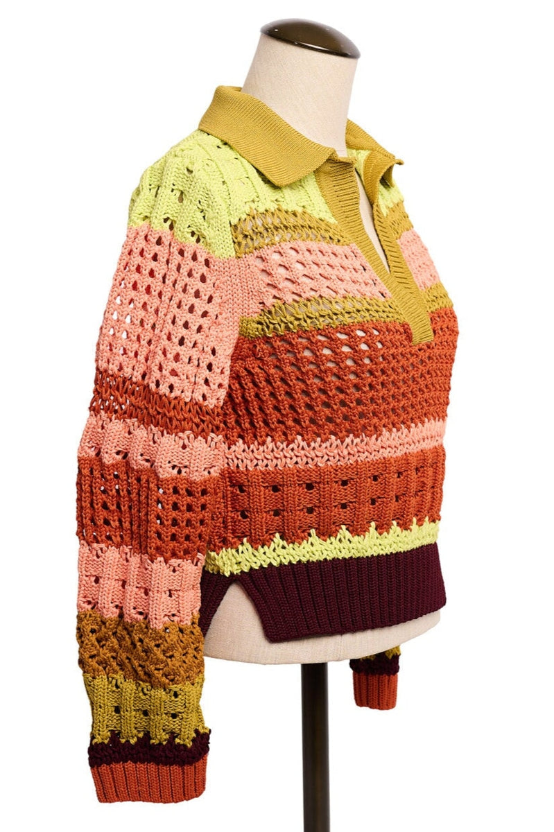 Jonathan Simkhai Otis Crochet Knit Sweater – Audrey's of Naples