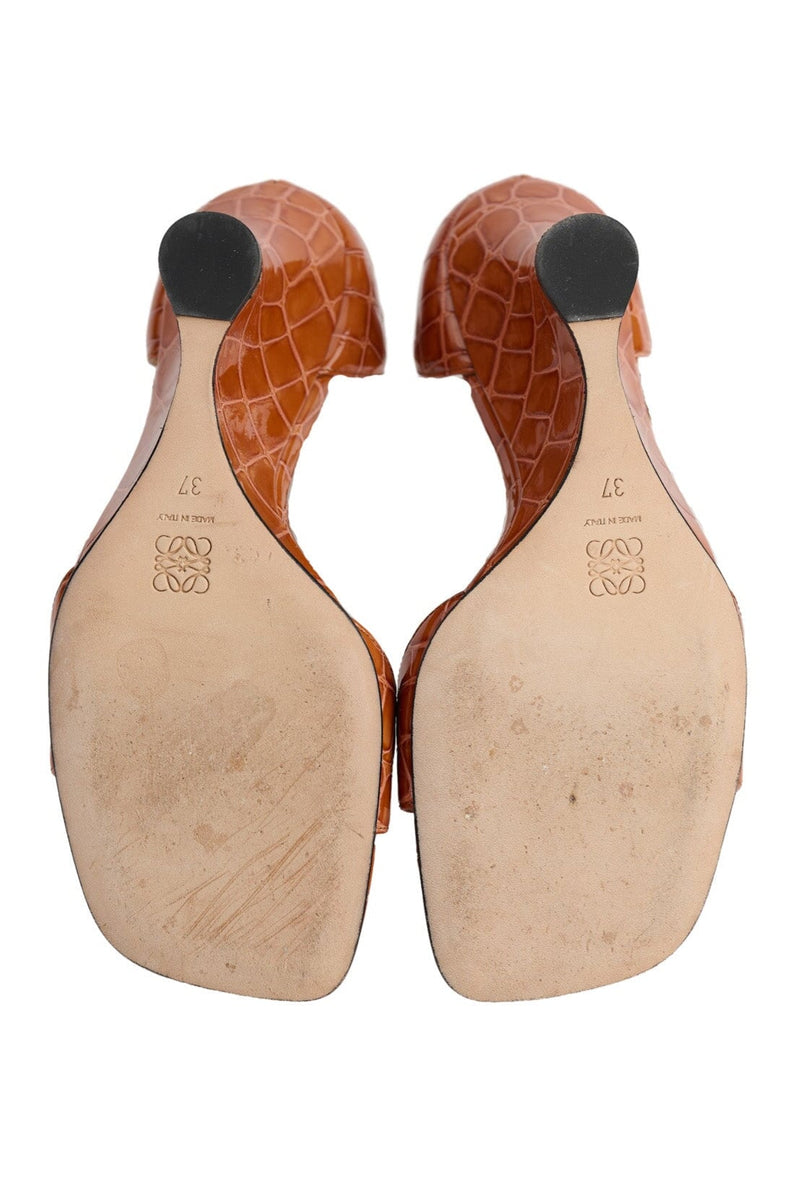 Loewe Embossed Patent Wedges – Audrey's of Naples