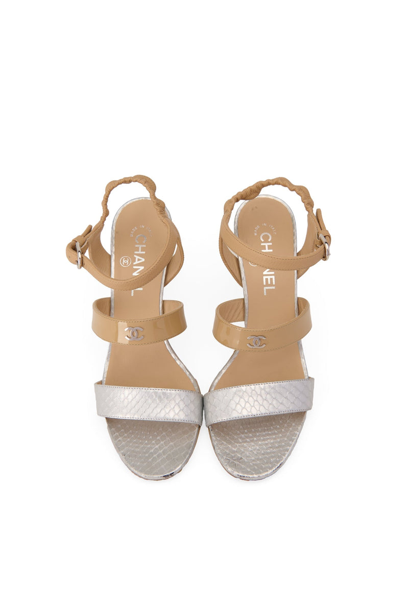 Pre-loved Chanel Snake Sandals – Audrey's of Naples