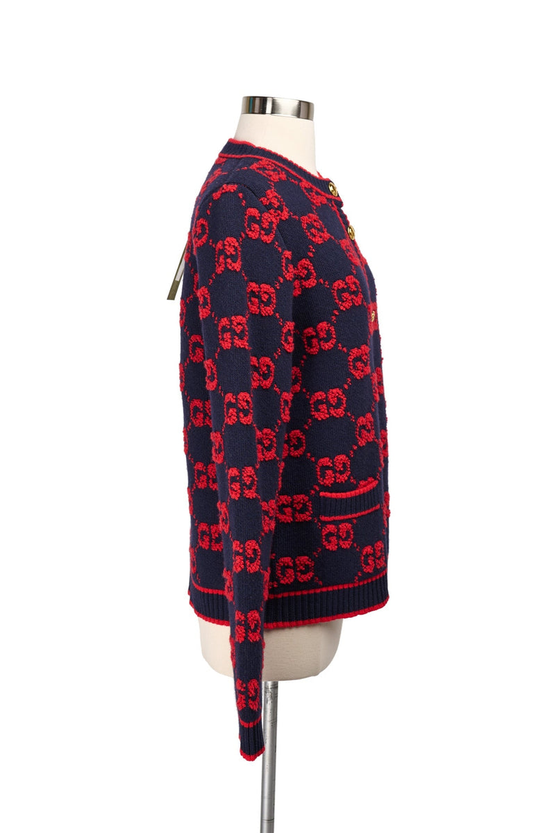 Pre-loved Gucci Monogram Cardigan – Audrey's of Naples