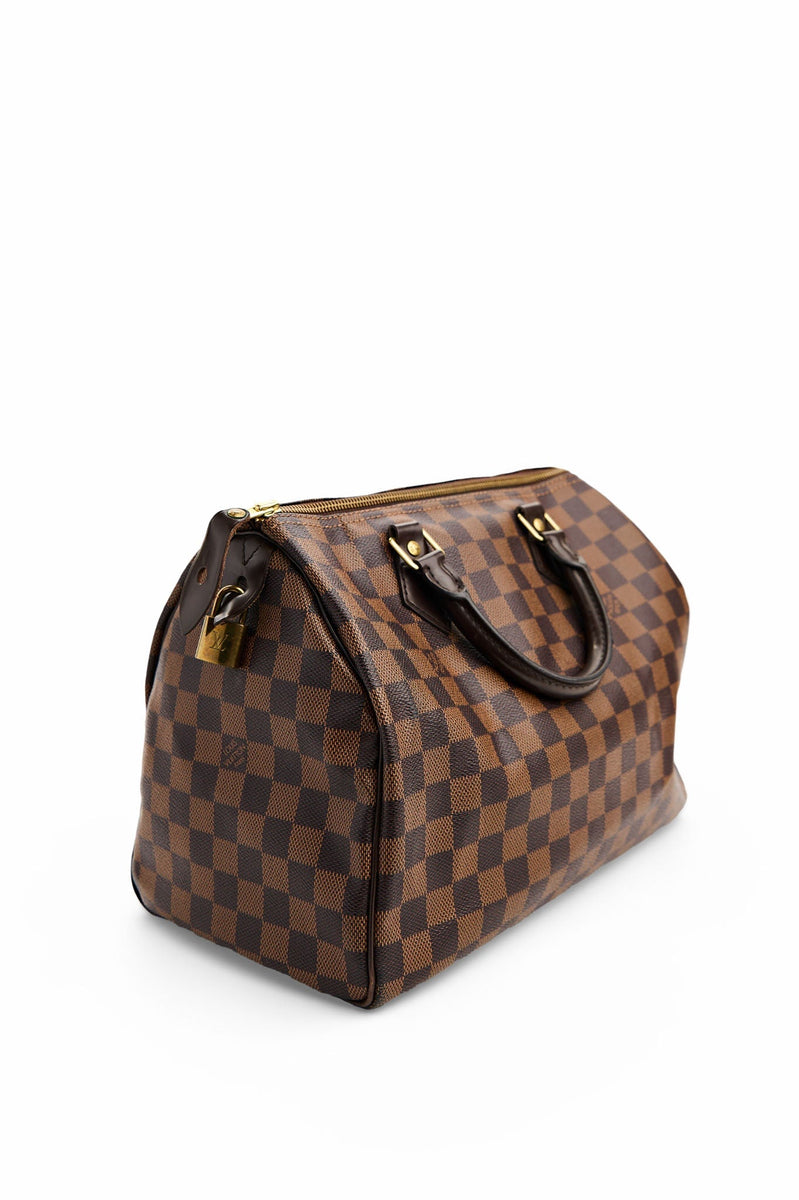 Pre-loved Louis Vuitton Ebene Damier Speedy 30 – Audrey's of Naples
